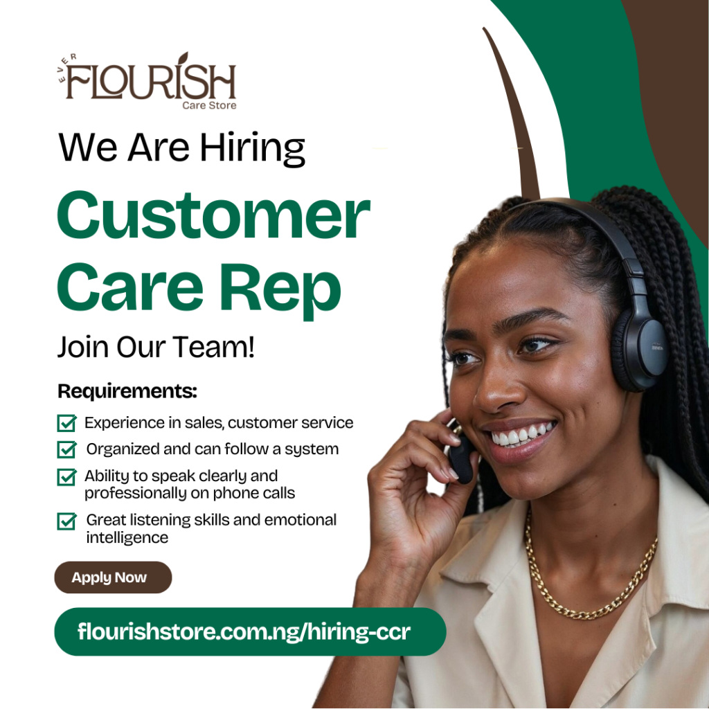 Hiring Customer Care Rep – Flourish Store